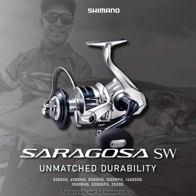 Shimano Saragosa SW 5000XG / 6000HG / 6000PG / 8000HG / 10000PG | Shopee Malaysia
