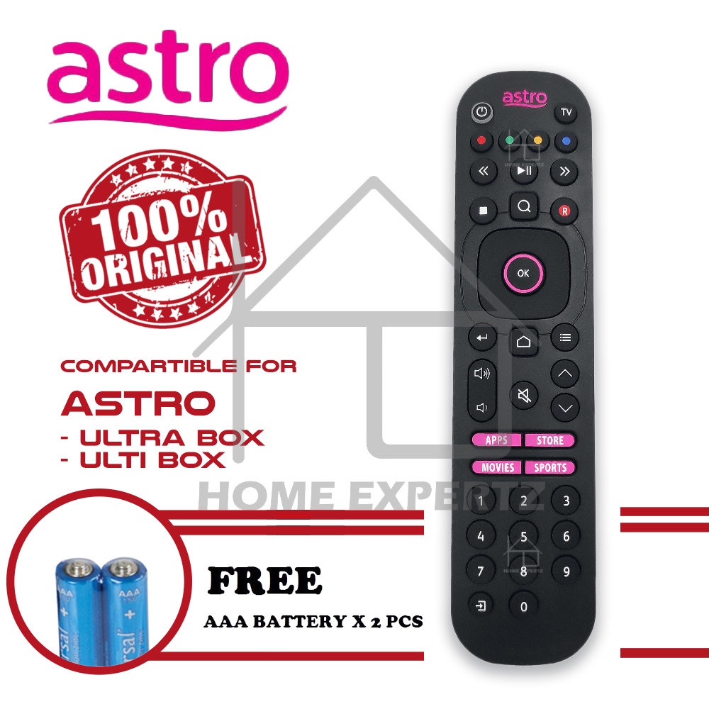 [100% ORIGINAL AND BRAND NEW] ASTRO ULTRA BOX REMOTE CONTROL ASTRO ULTI ...
