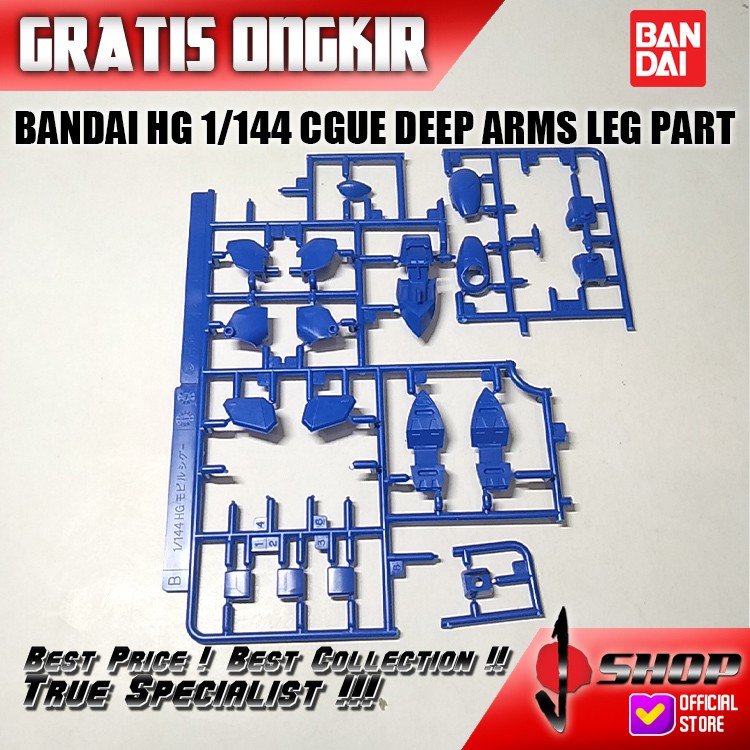 Bandai HG 1/144 CGUE DEEP ARM LEG SET 2ND | Shopee Malaysia
