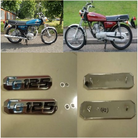 HONDA CG125 SIDE COVER EMBLEM 0 ASSY LOGO LAMBANG TULISAN 3D COVER TEPI ...
