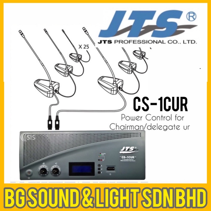 JTS CS-1CUR Power Control for Chairman/delegate unit | CS1CU | Shopee Malaysia