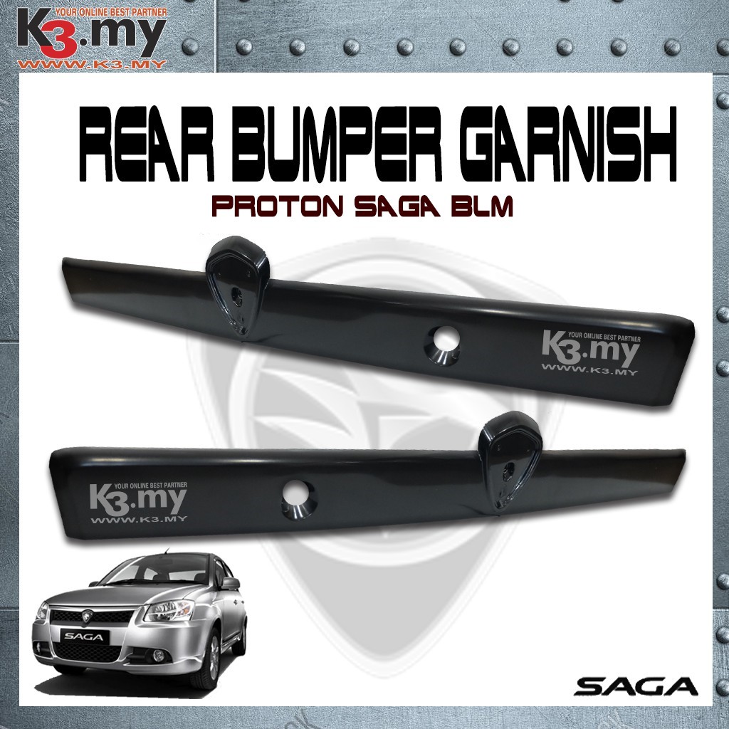 Proton Saga BLM / FLX Trunk Lid Garnish Boot Rear (Black) | Shopee Malaysia