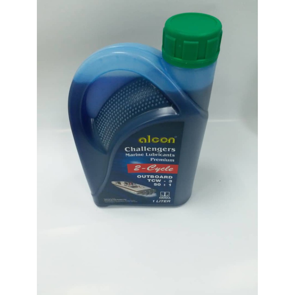 ALCON TCW-3 ENGINE OIL 1L OUTBOARD MARINE LUBRICANTS PREMIUM 2-STROKE ...