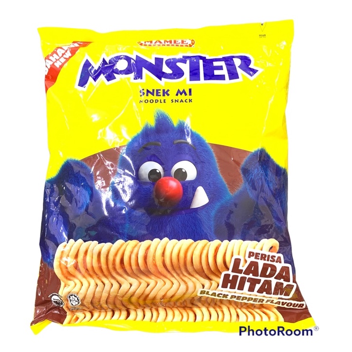 Mamee Monster Snek Mi Perisa Lada Hitam 8 x 25g | Shopee Malaysia