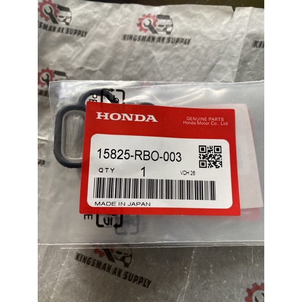 15825-RBO-003 SPOOL VALVE FILTER/ ORING/ SOLENOID GASKET HONDA CITY TMO ...