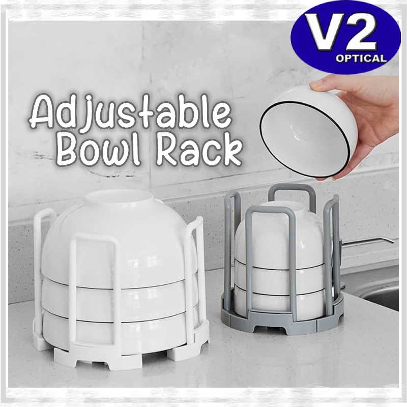 Adjustable Bowl Rack Extendable Dish Rack Creative Sink Drainer Plate ...