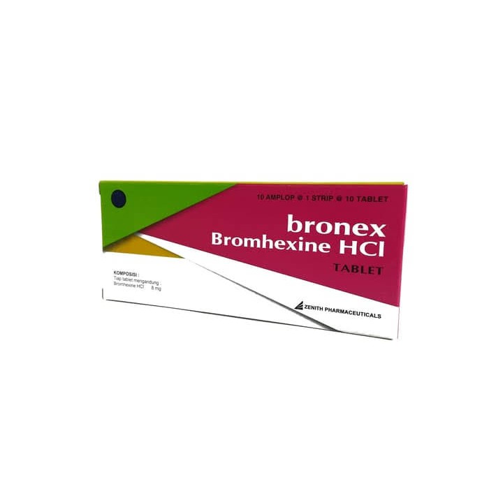 Cough Medicine BRONEX TAB 8mg MUCOLITIC | Shopee Malaysia