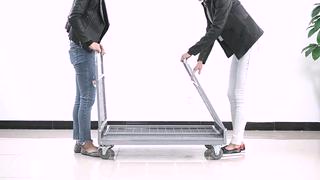 400kg Work Tainer Caged Trolley Logistic Cargo Warehouse Picking ...