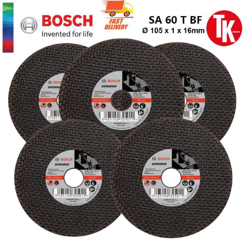 [BOSCH] 4" Metal Disc Cutter for Grinder / Mata Potong Besi Stainless ...