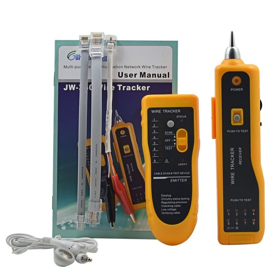 Jw-360 LAN Tester Wire Tracker Cable Scan Track Line Finder Network ...