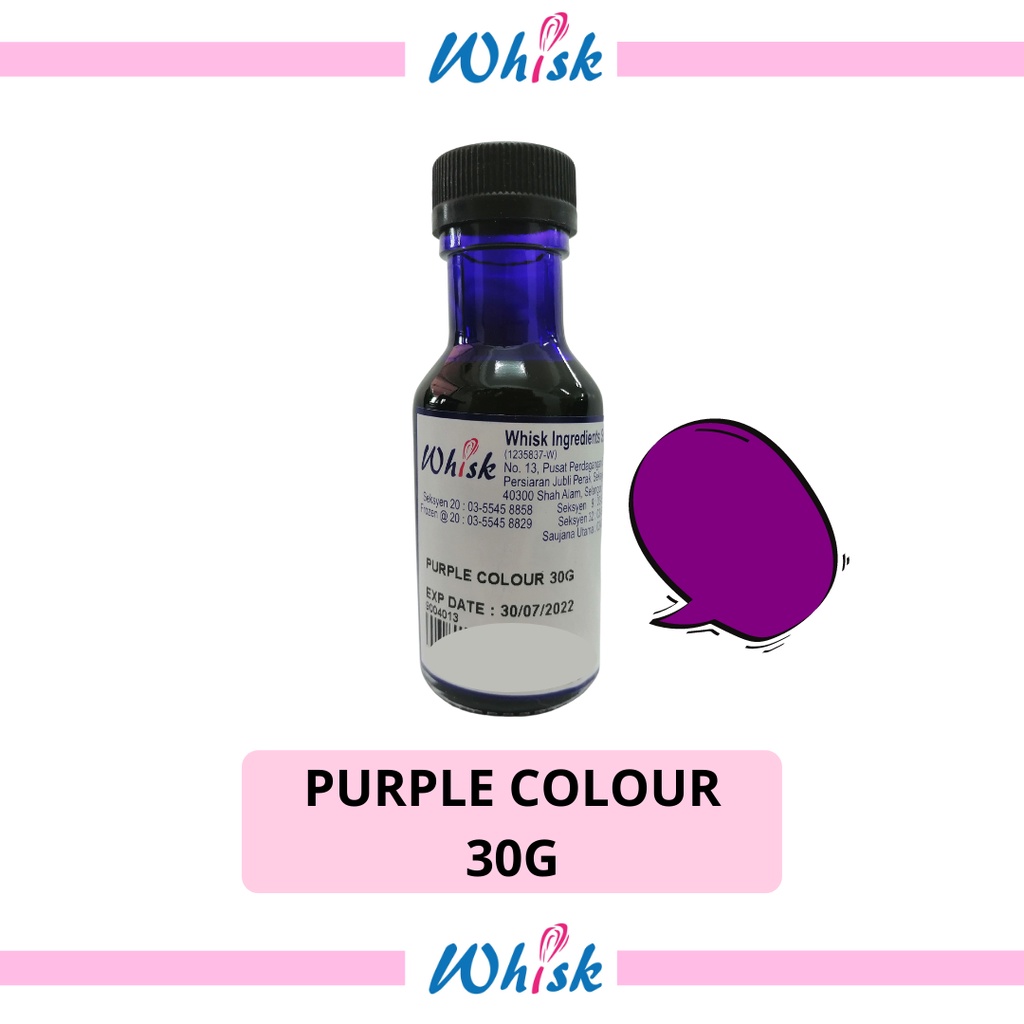 PEWARNA UNGU / PURPLE COLOUR 30G | Shopee Malaysia