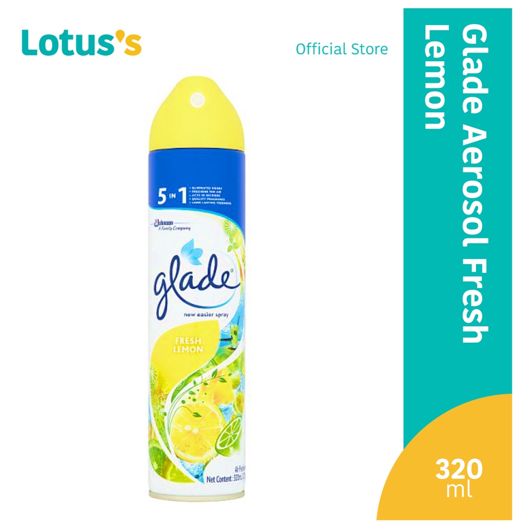 Glade Aerosol 320Ml Fresh Lemon | Shopee Malaysia