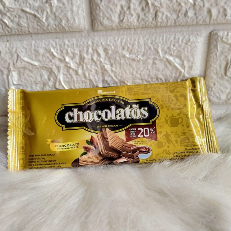 Chocolatos Wafer Cream Original 26 Grams | Shopee Malaysia