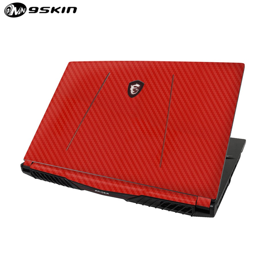 9skin - Premium Skin Laptop MSI GE65 Raider 16U 2019 3M Red Carbon ...