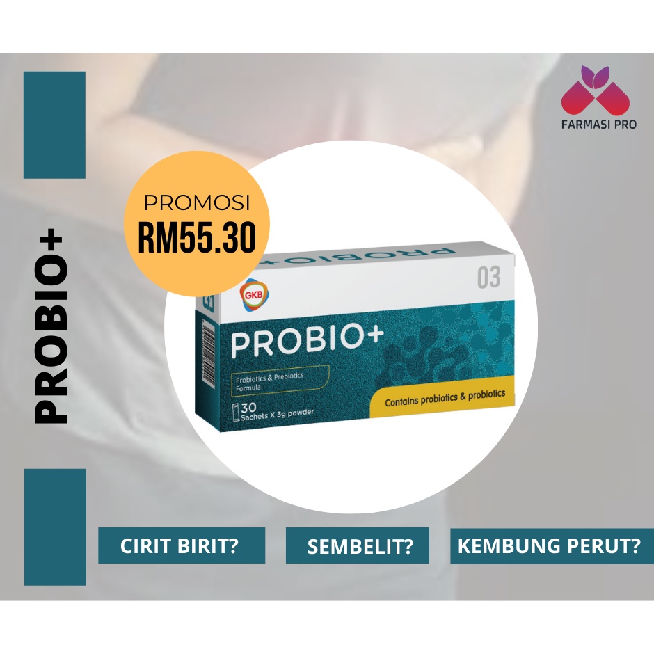 (READY STOCK) GKB Probio+ 3g x 30 Sachets (Exp. Date: 2/12/2023) | Shopee Malaysia