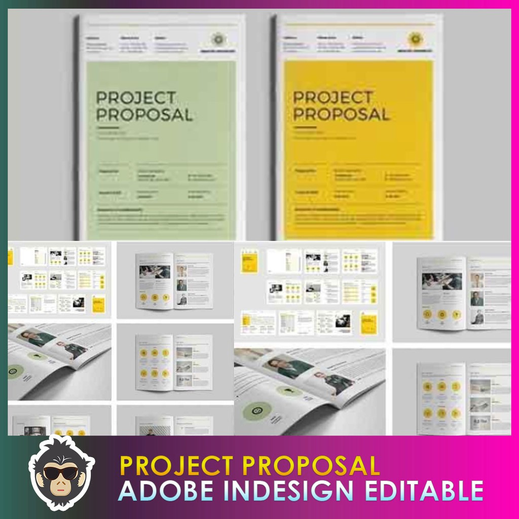 Project Proposal template for Creative Business Word and Adobe Indesign ...