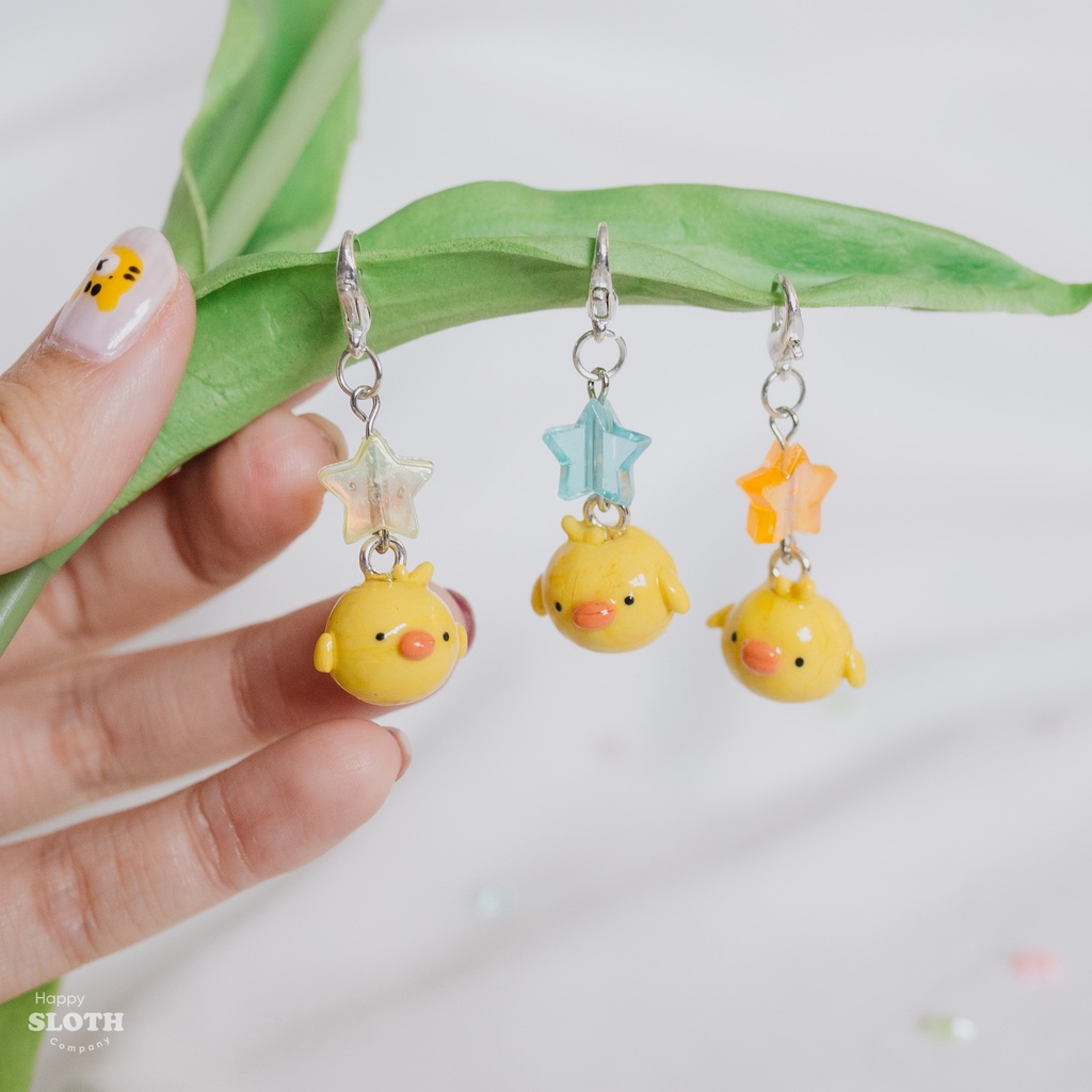 Clay Yellow Duck Keychain | Polymer clay keychain | Shopee Malaysia
