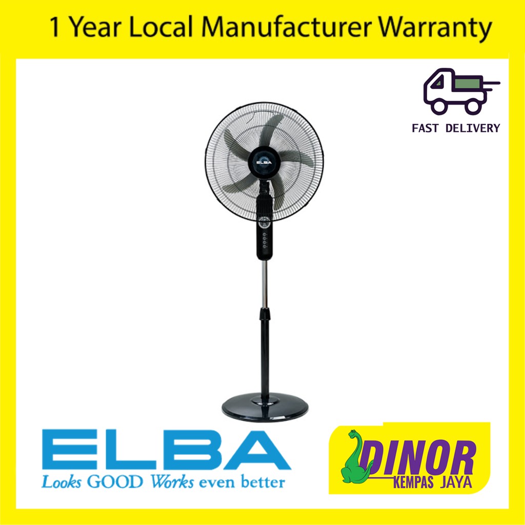 Elba 18” Stand Fan With Timer Function ESF-G1880TM(BK) | Shopee Malaysia