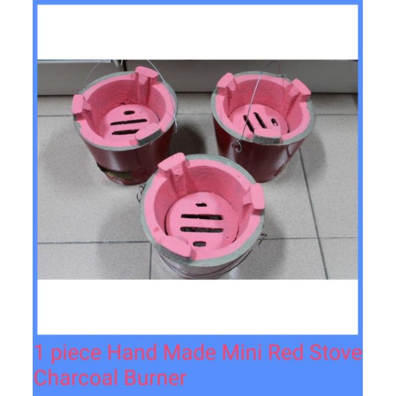 Hand Made Mini Red Stove Charcoal Burner小型手工碳炉17x16cm | Shopee Malaysia