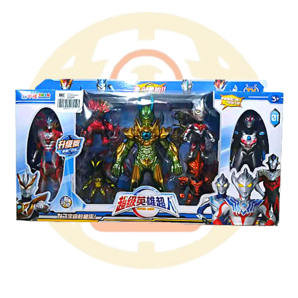 [READY STOCK!!!] Ultraman Heros and Monster Box Model Galaxy Heros Kids ...