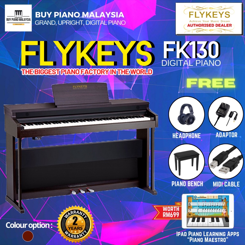*HOTTEST* Flykeys FK130 Digital Piano (Italy Fatar Keyboard) | Shopee ...