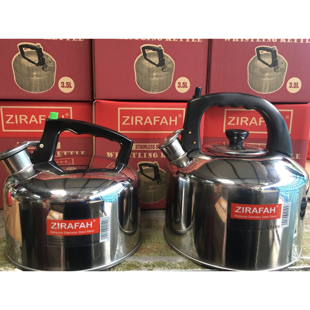 [🇲🇾Rdy Stok] ZIRAFAH Stainless Steel Whistling Boiling Kettle | Cerek ...