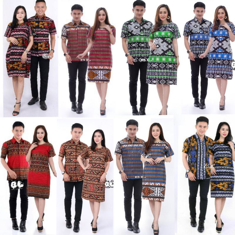 BB Batik Lelaki Batik Perempuan Latest Ethnic DRESS-Maura Couple ...