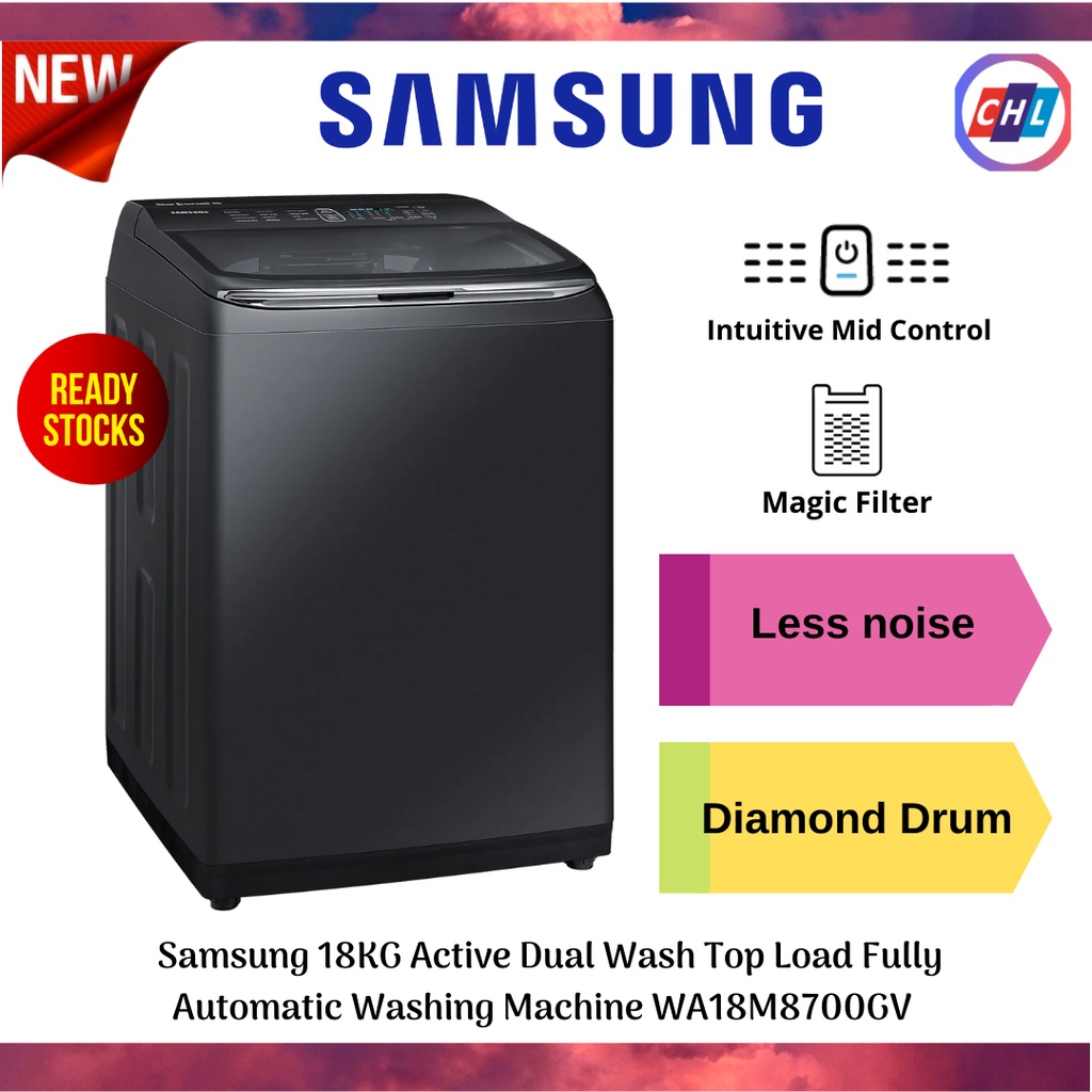 Samsung (Authorised Dealer+Send By Lorry) 18KG Active Dual Wash Top ...