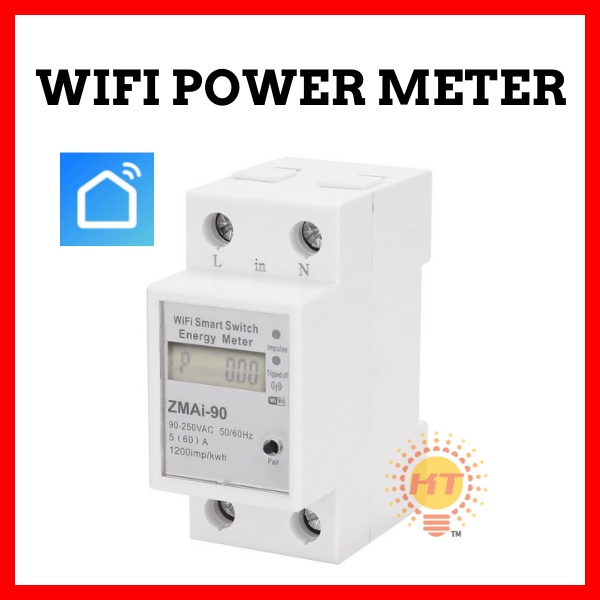 [Smart Life App] Power Monitoring Electric Meter 60A Breaker | Shopee ...