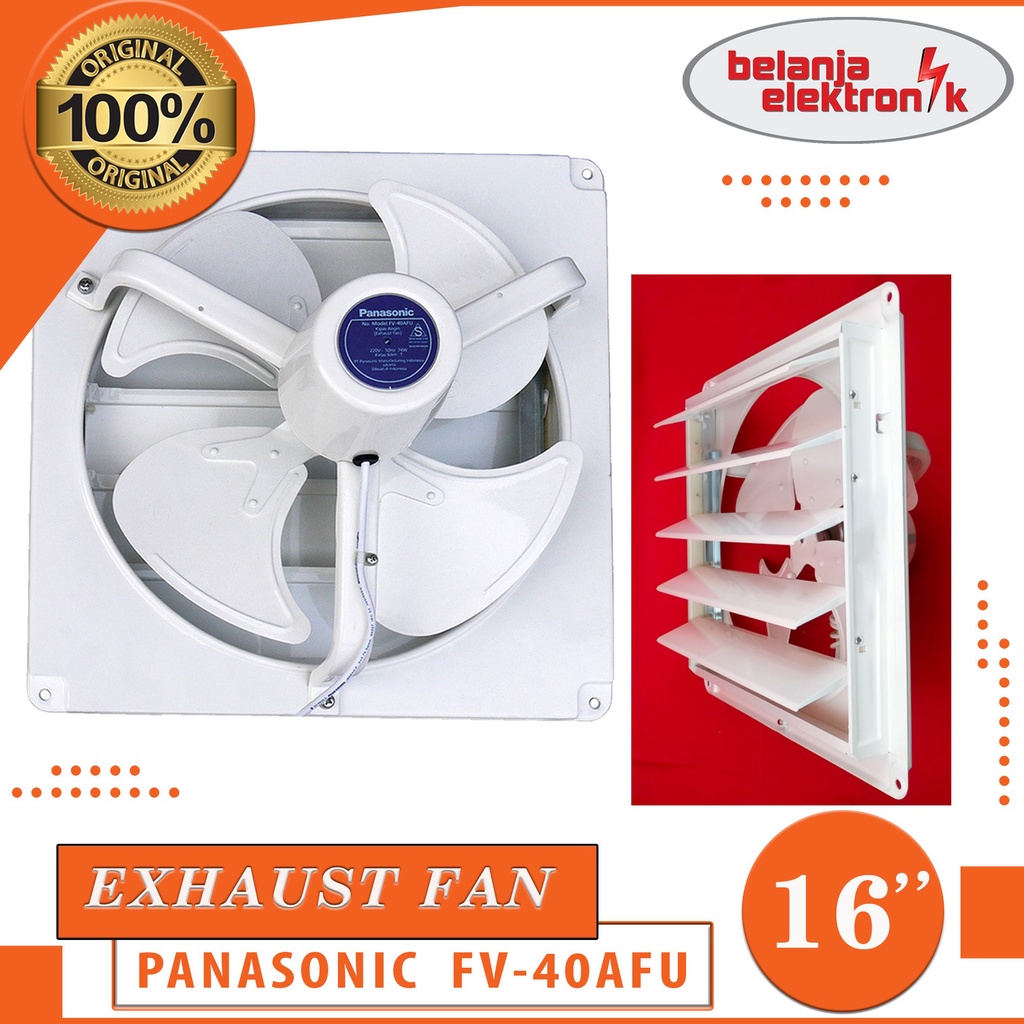 PANASONIC FV-40AFU INDUSTRIAL EXHAUST FAN 16 INCH VENTILATION WALL FAN ...