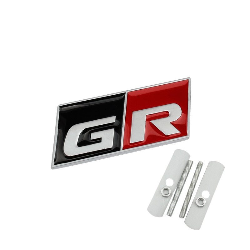 1 Metal Car Sticker GR GR Sport grille emblem Logo for Toyota Gazoo ...