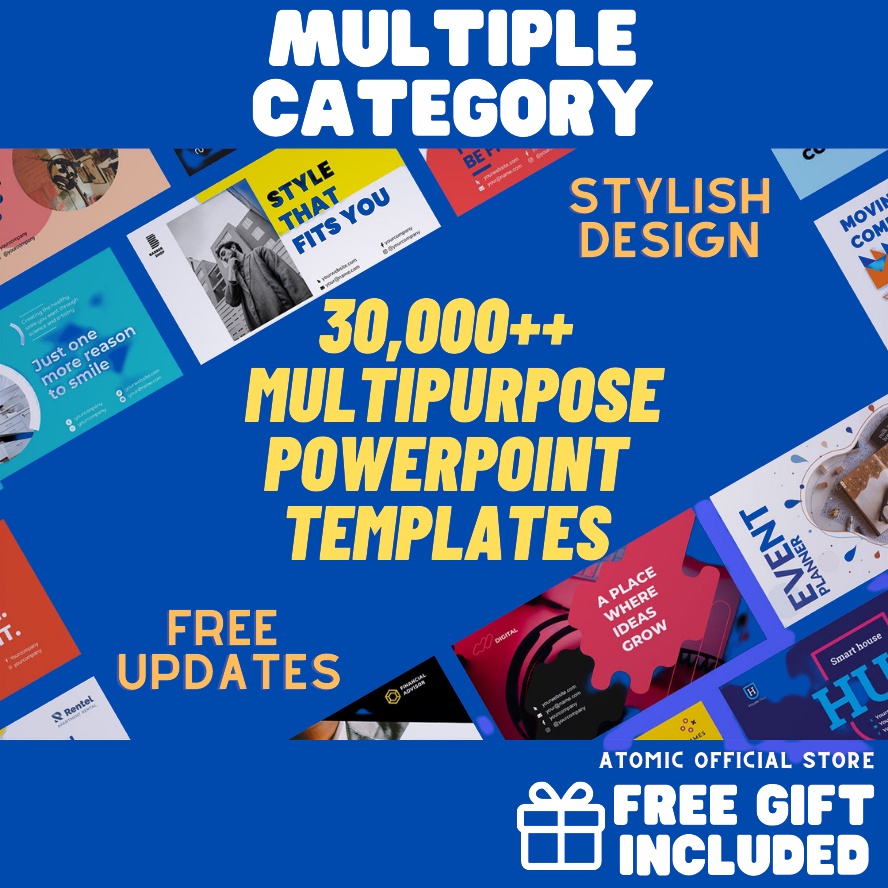 🔥PROMO🔥 Multipurpose Premium Powerpoint Presentation Templates Multiple ...