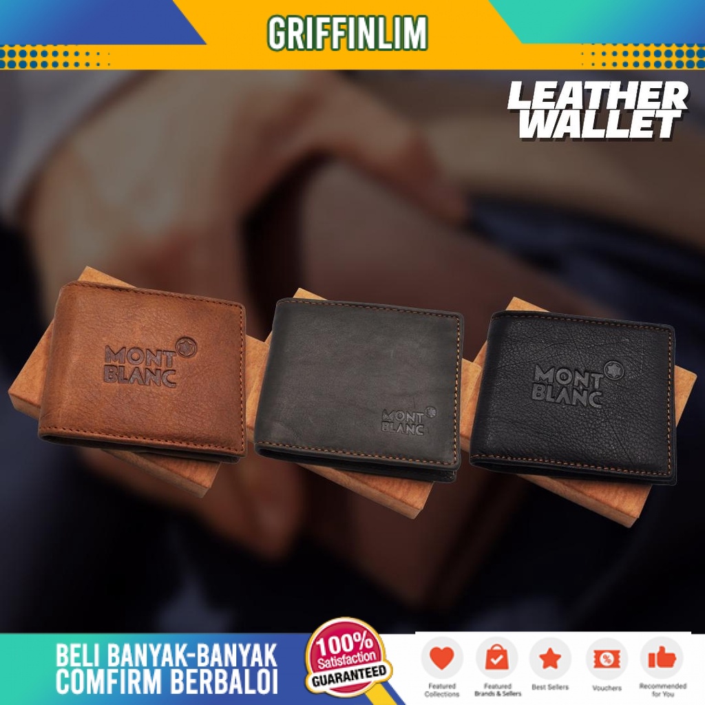 NEW Dompet Kulit / Beg Duit Lelaki Short Wallet Purse For Men High ...