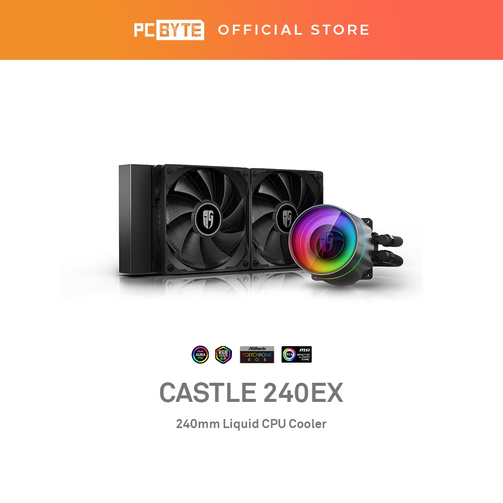 Deepcool Castle 240EX RGB AIO CPU Liquid Cooler | Shopee Malaysia
