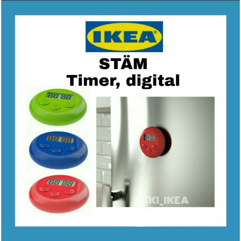 IKEA STÄM Timer digital red/green/blue | Shopee Malaysia
