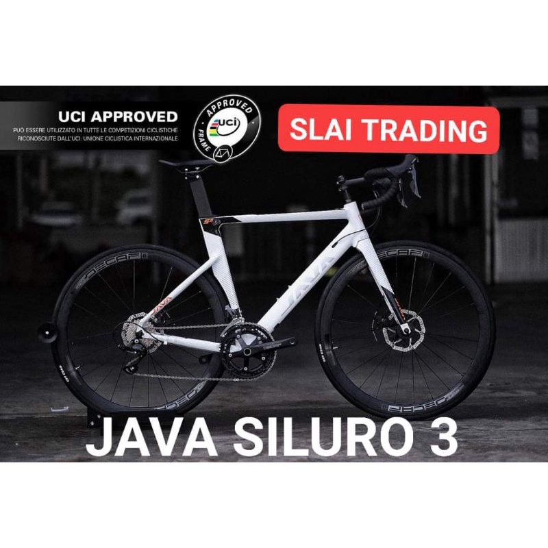 RB🔥JAVA SILURO 3 UCI APPROVED CARBON FORK DISC BRAKE ROADBIKE 🔥DEALER ...