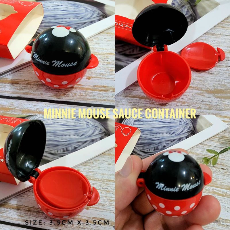 Minnie Mouse Food Condiment Container Mini Sauce Container with Lid ...