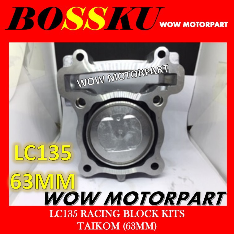 LC135 BLOCK RACING TAIKOM 63 MM FOR YAMAHA LC135 LC USE RACING BLOCK ...