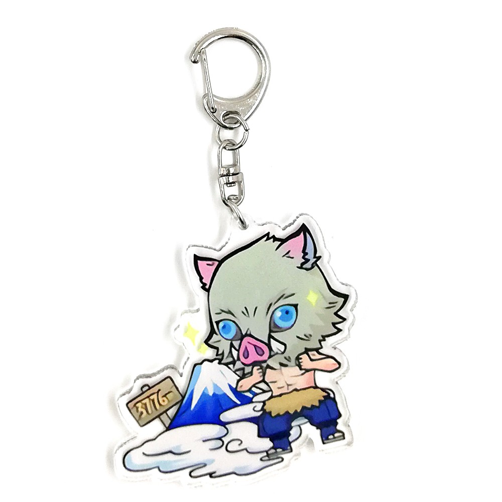 Demon Slayer Kimetsu no Yaiba Keychain Tanjiro Kamado Nezuko Kamado ...