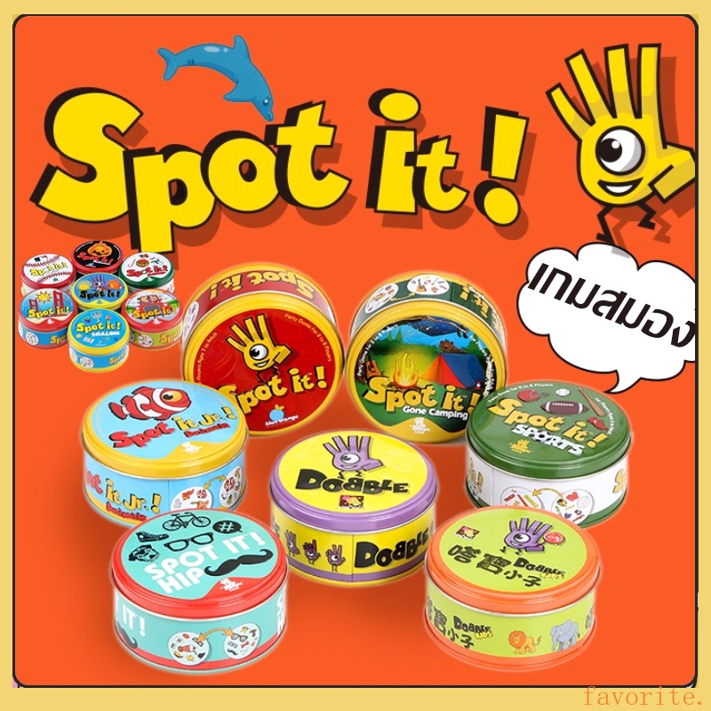 spot it Board Game Picture Matching card Brain dobble | Shopee Malaysia