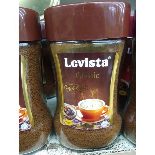 Levista Classic Instant Coffee 100g The Coffee For Lovers 100% Pure Coffee Readystock | Shopee ...