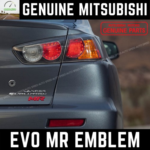 Mitsubishi Lancer Evo X Evo 9 MR Edition Original Emblem | Shopee Malaysia