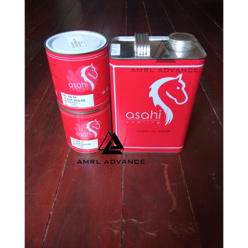 🇲🇾 READY STOCK ASAHI COMBO CLEAR SEALER + THINNER SOLVENT | Shopee Malaysia