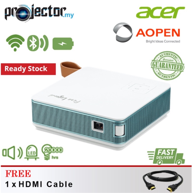 Acer AOPEN PV12 700 Lumens Portable Pico LED DLP WIFI / Wireless ...