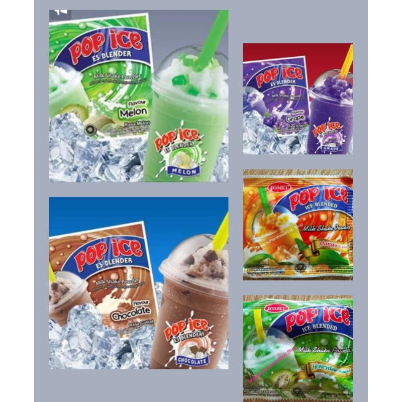 Pop ice blender / Ais blended 1 renteng isi 10 pcs | Shopee Malaysia