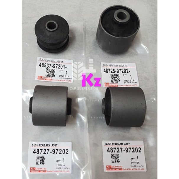 PERODUA KELISA KENARI - 11 IN 1 SET - REAR TRAILING ARM BUSH / REAR ARM ...