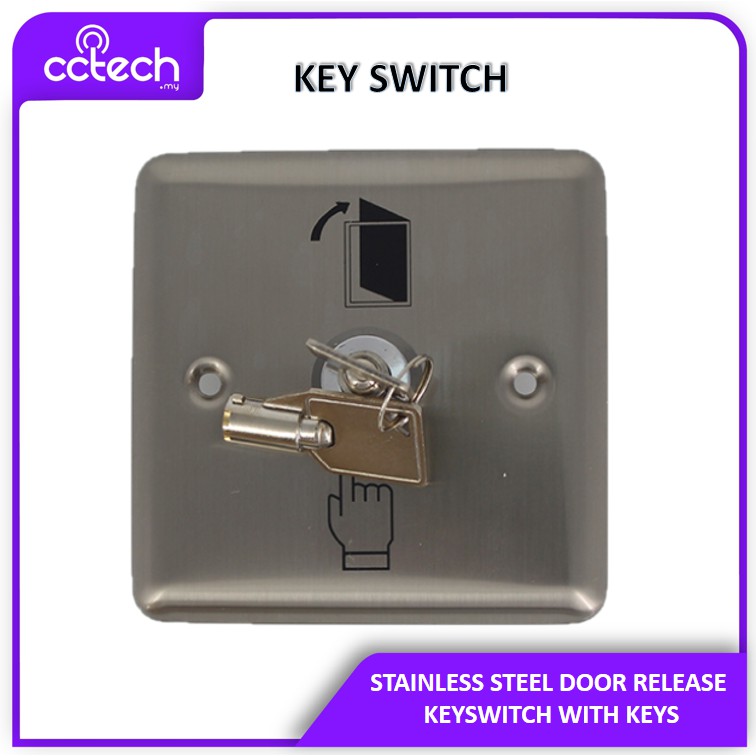 [READY STOCK] STAINLESS STEEL DOOR ACCESS CONTROL KEY SWITCH ON/OFF ...