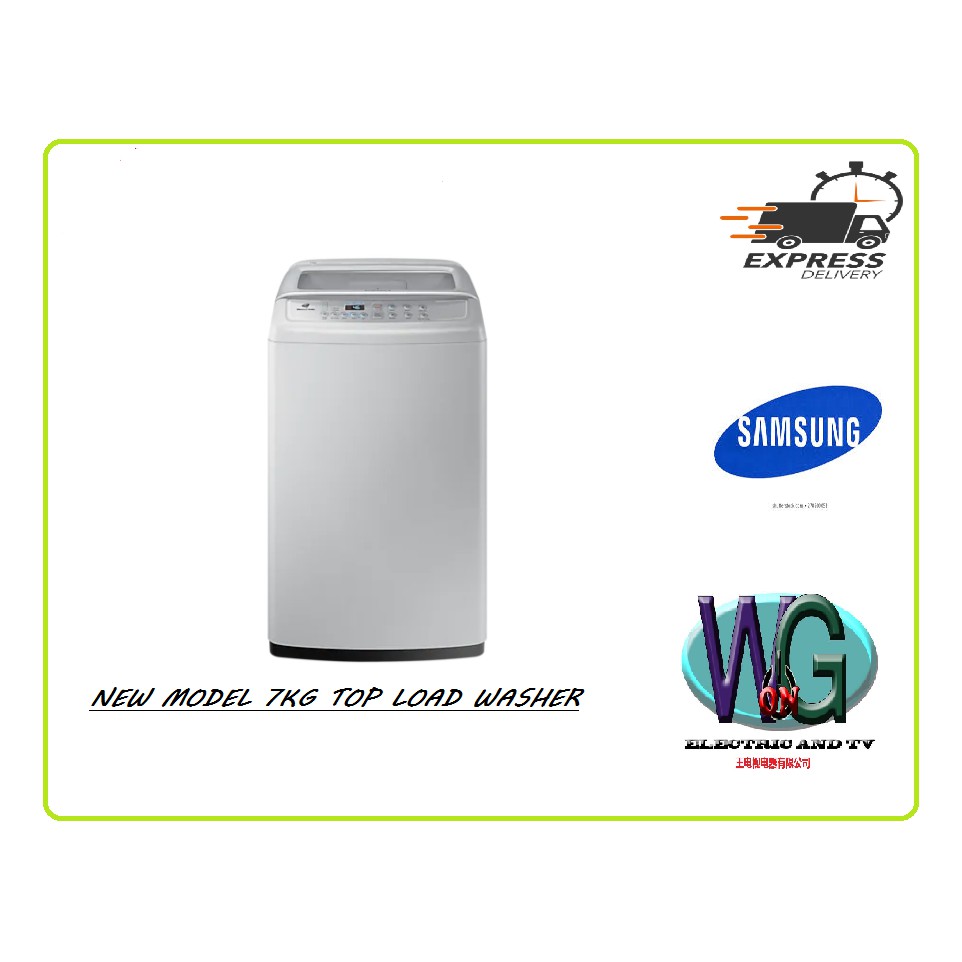 SAMSUNG Top Load Washer with Magic Filter, 7kg WA70H4000SG/FQ | Shopee ...