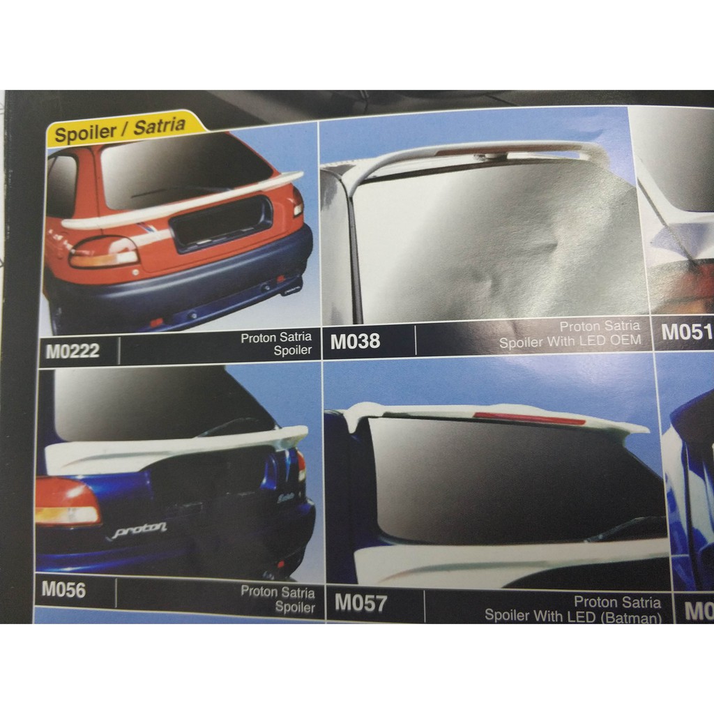 Proton satria gti mivec centre various type meja spoiler | Shopee Malaysia