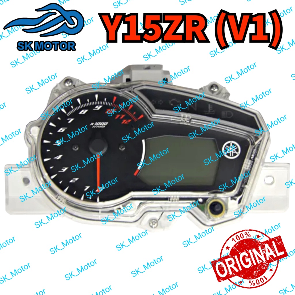 Yamaha Y15 Y15ZR YSUKU V1 V2 Original Speedometer Digital LCD Screen Meter Assy 2PV-H3500-20 21 ...